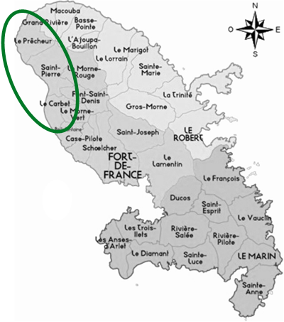 Nord de la Martinique » Voyage - Carte - Plan